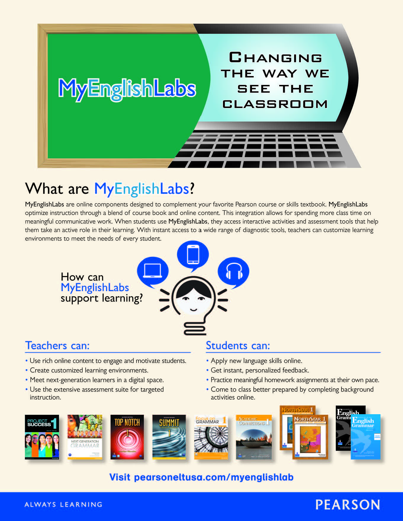 Changing the Way We See the Classroom – Pearson – Always ESL Blog
